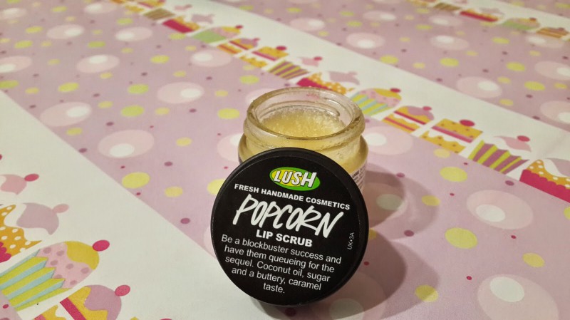 Lush Cosmetics Popcorn Lip Scrub Review Beauty Bulletin Scrubs